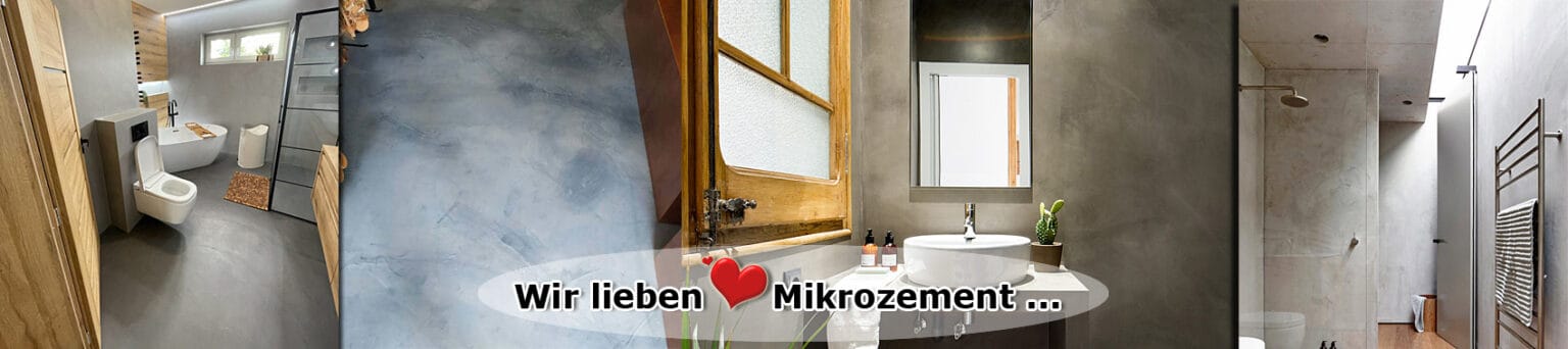 Mikrozement weiss, einfach elegant. Trend 2023 - M-Direkt